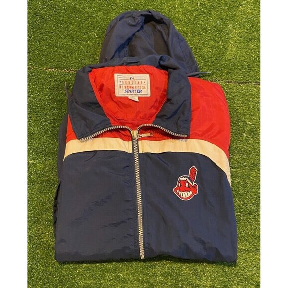 STARTER | Jackets & Coats | Vintage Cleveland Indians Jacket Mens Xl ...